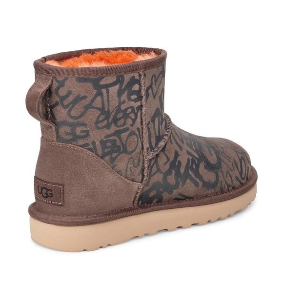 UGG | Shoes | Ugg Classic Genuine Mini Street Graffiti Boots 9 | Poshmark